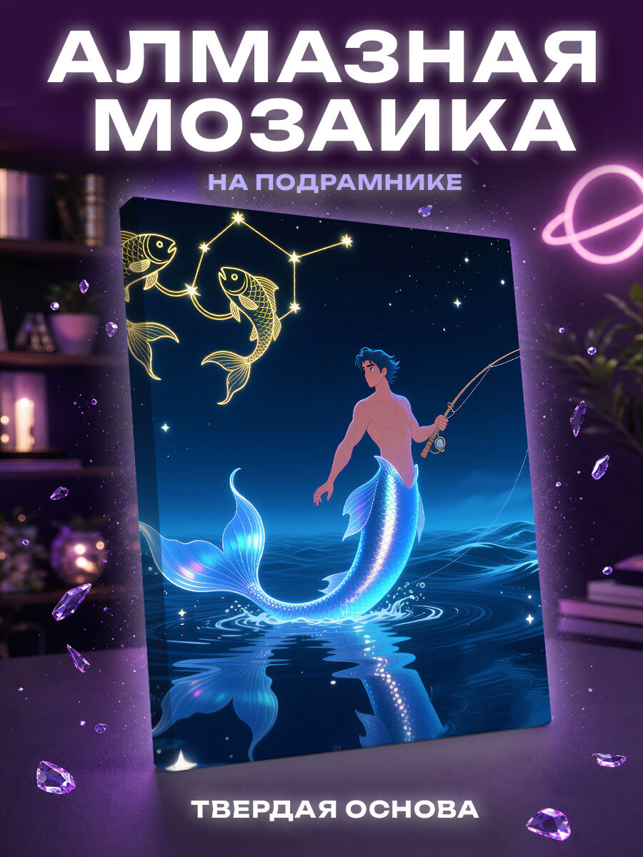 Алмазная мозаика Рыбы