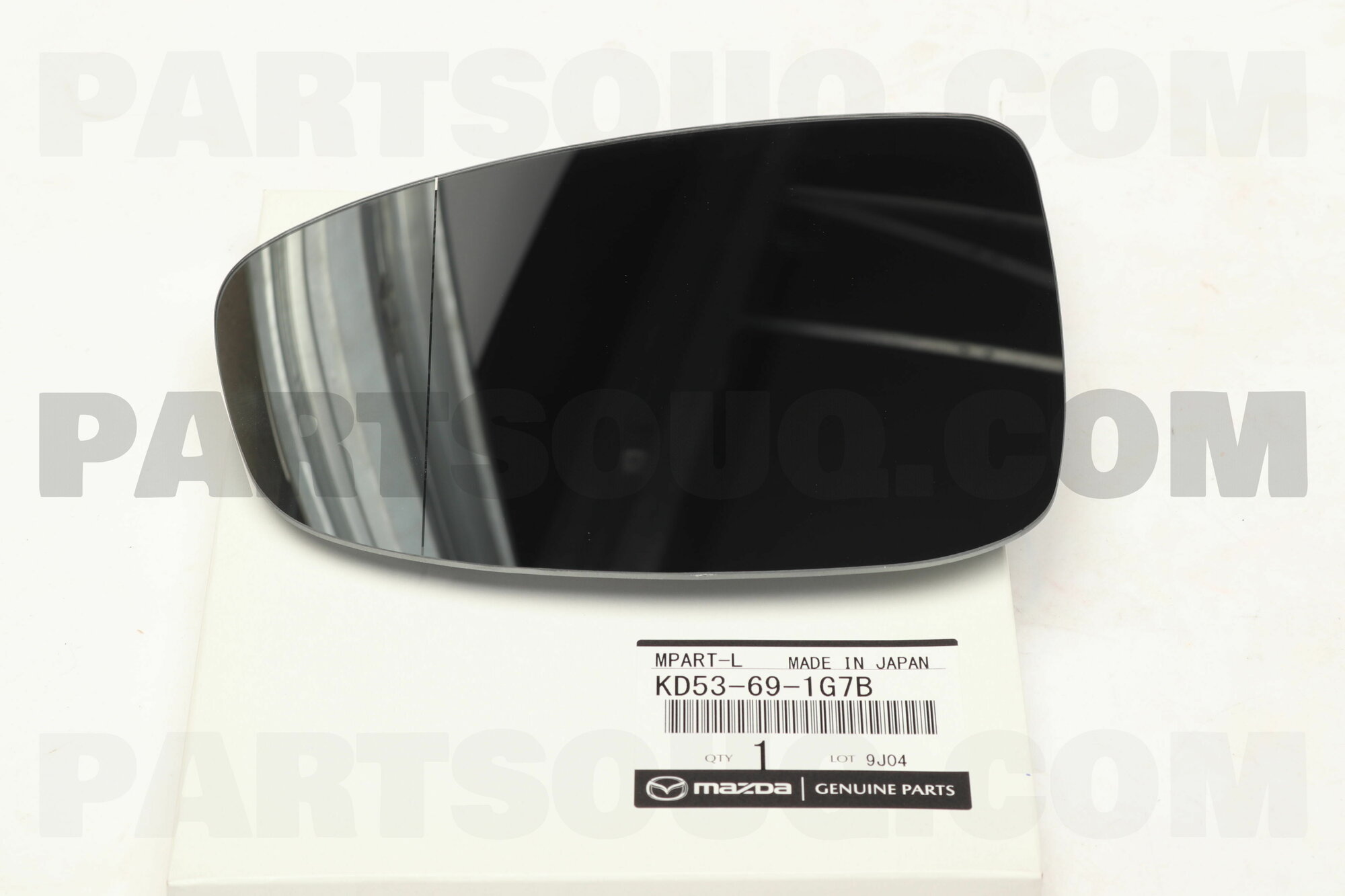 Стекло зеркала l Mazda KD53-69-1G7B