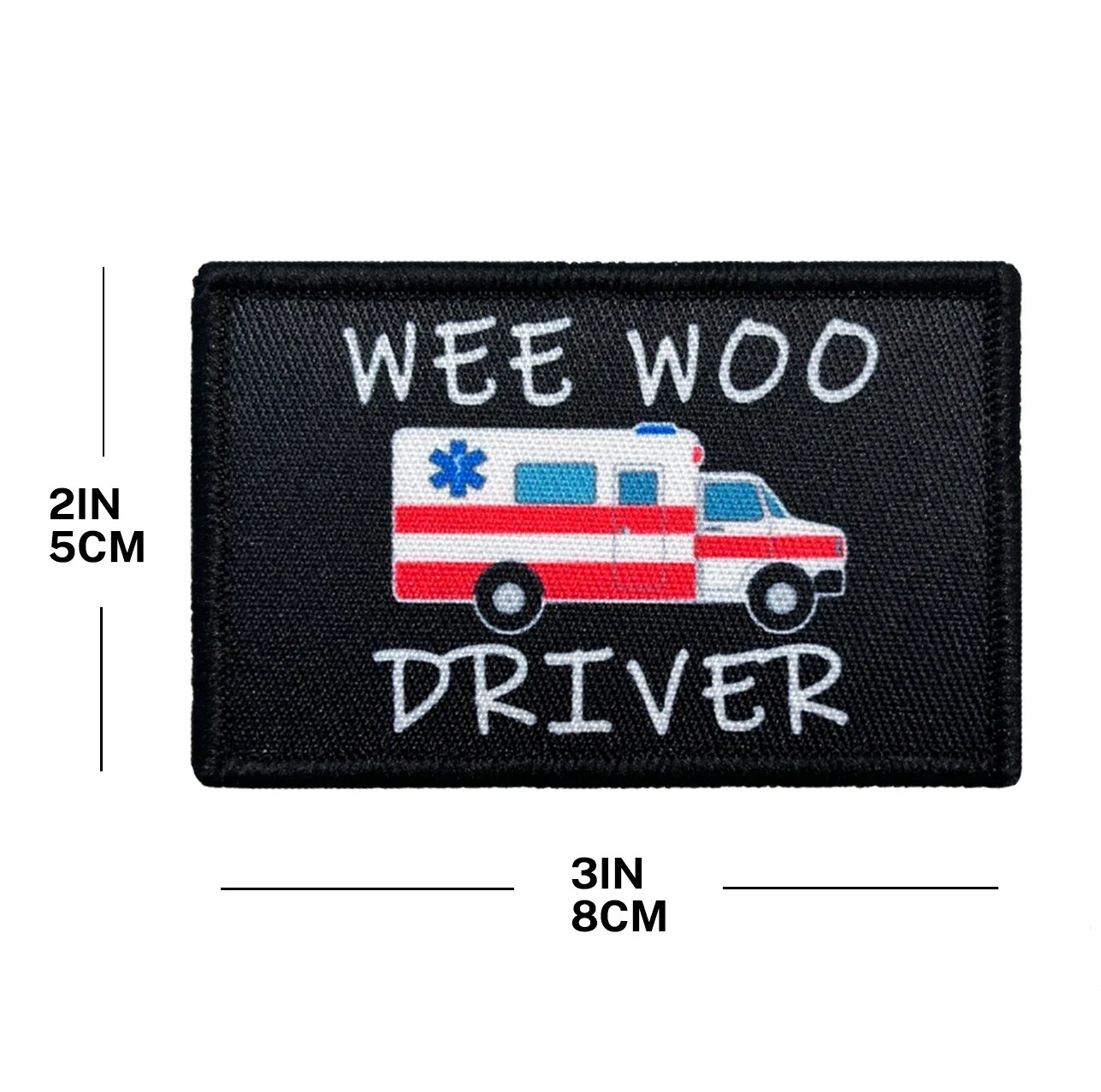 Нашивка Wee Woo Driver Patch ambulance EMT