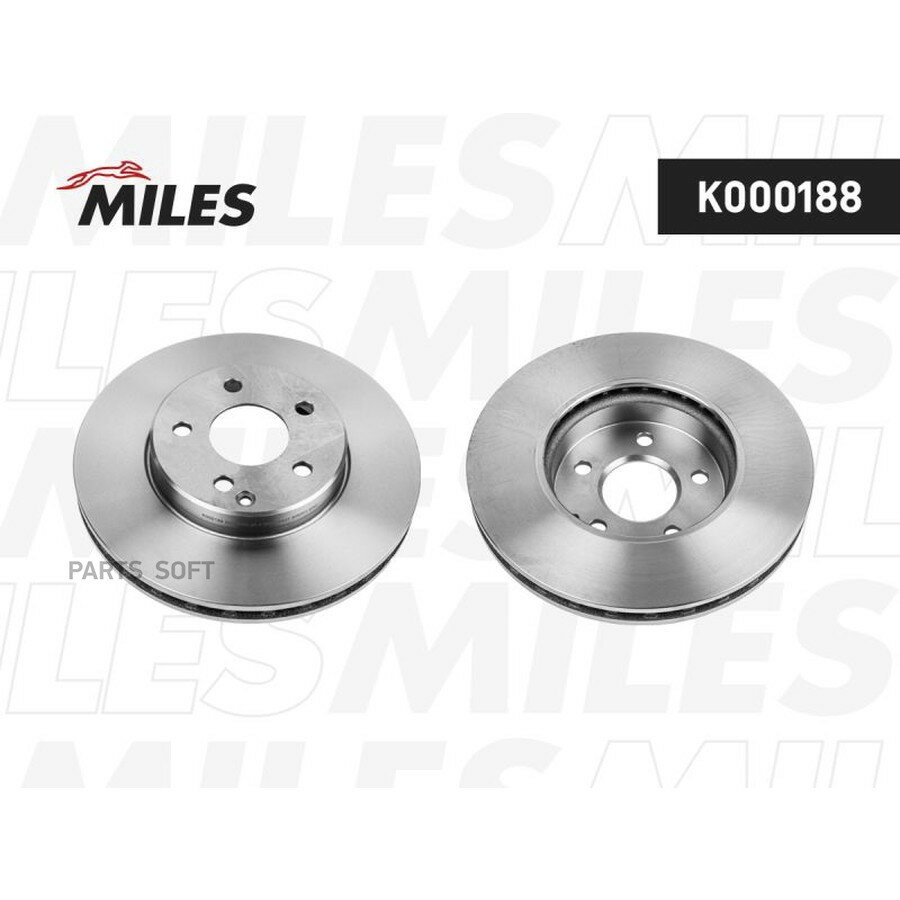 Диск тормозной MILES MERCEDES W211 200-320 передний D=295мм. MILES K000188 | цена за 1 шт