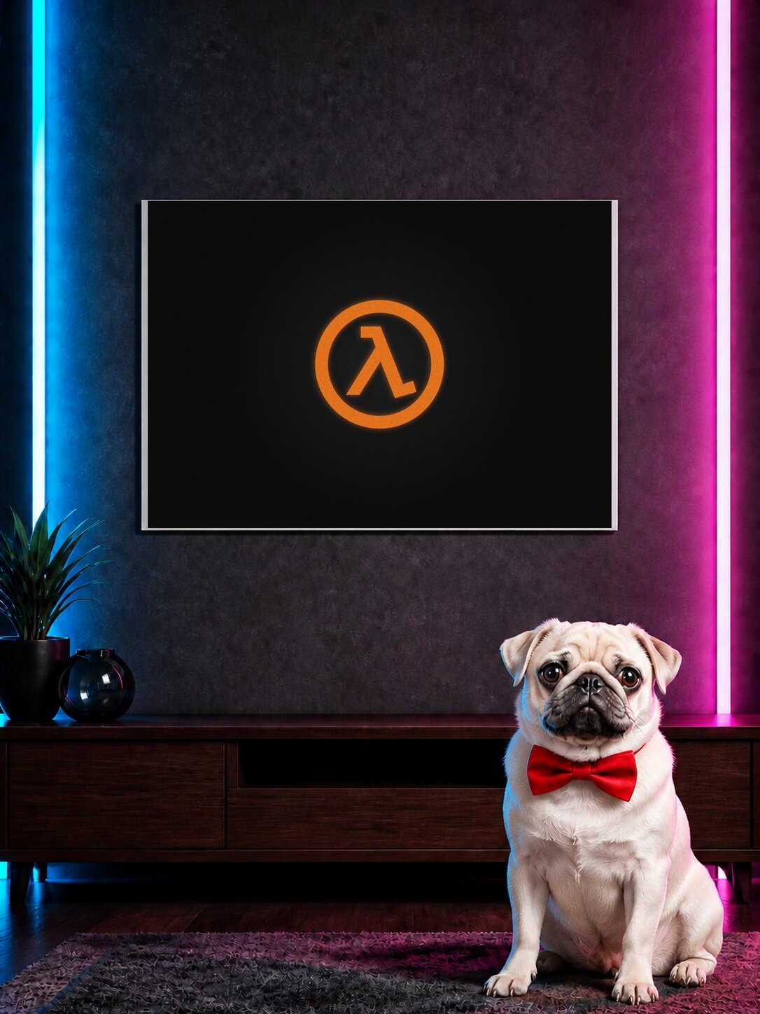 Плакат Half-Life Сага — художественный образ игры A3