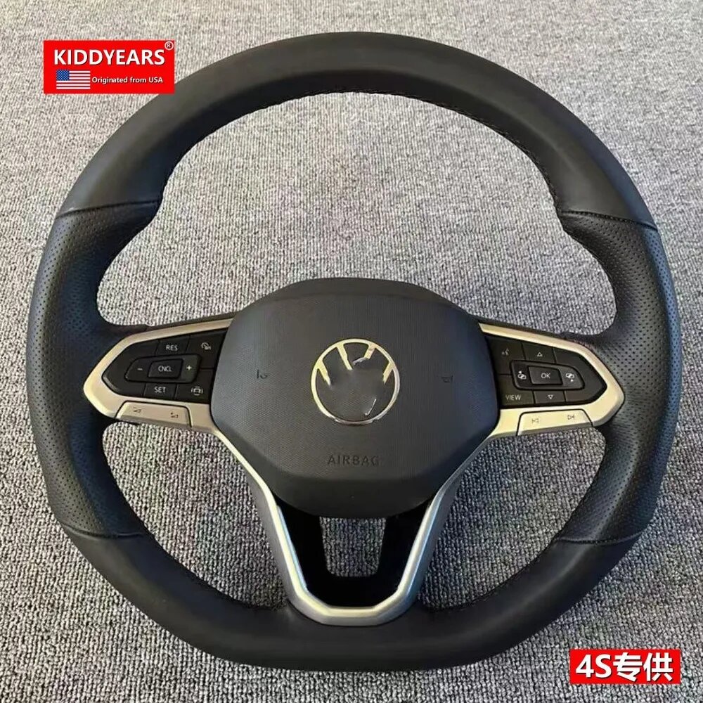 KIDDYEARS Вставка мультируля арт. Применяется Volkswagen GOIF 6 Golf gti7 / GTS / Tiguan L Прикосное жидкокристаллическое многофункциональное рулевое колесо из углеродного волокна в сборе