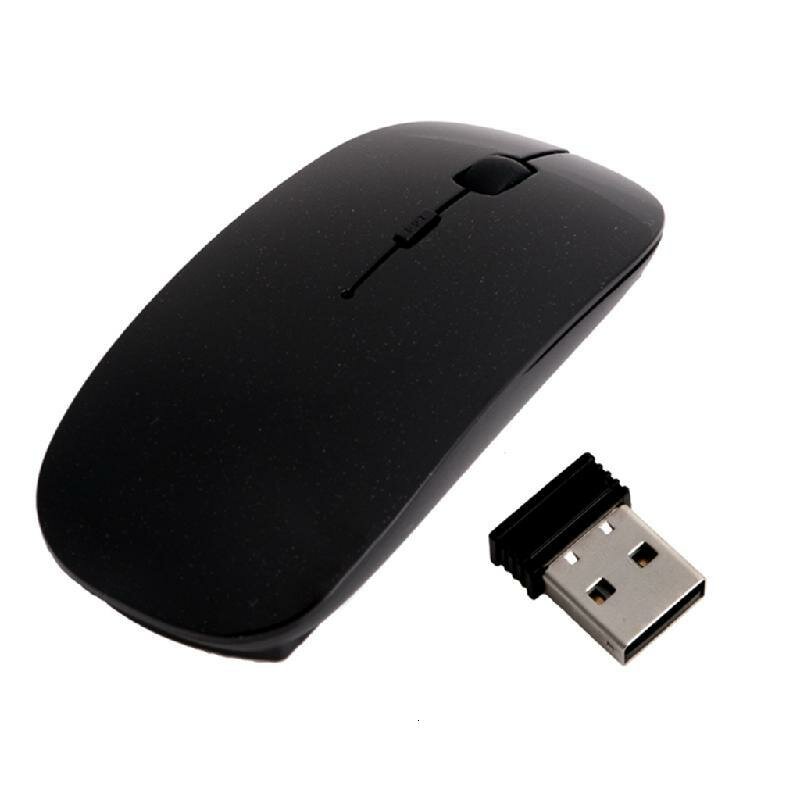 Беспроводная мышь 2.4 ГГц с USB-приемником, Черный