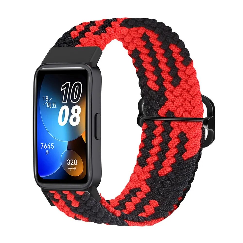 Спортивный ремень Huawei Band 7 плетеный нейлоновый кольцевой ремень Huawei Band7 наручные часы с регулируемой заменой браслета