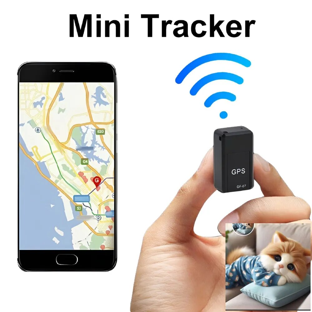 GJX Магнитный мини-GPS трекер для отслеживания в реальном времени, защита от краж