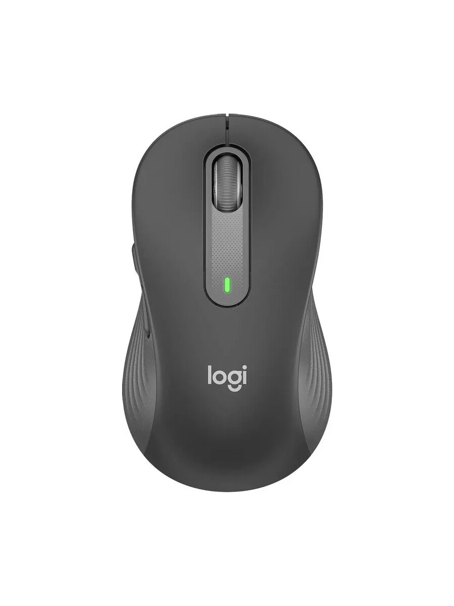 Мышь беспроводная LOGITECH Signature M650 L графит (USB/BT, 4000dpi, 5but) (910-006247)