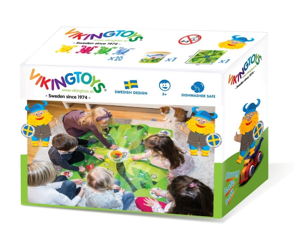 Головоломка Viking Toys Жабки с ковриком, семейная игра для детей