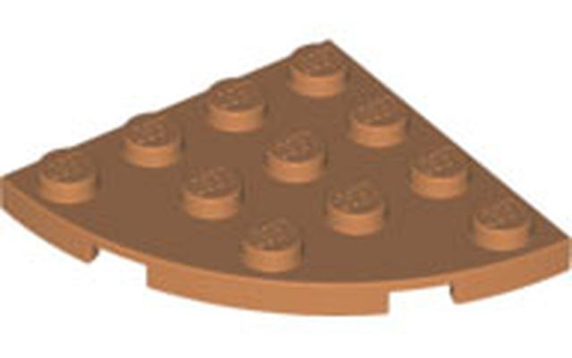 Деталь Lego 30565 Plate, Round Corner 4 x 4