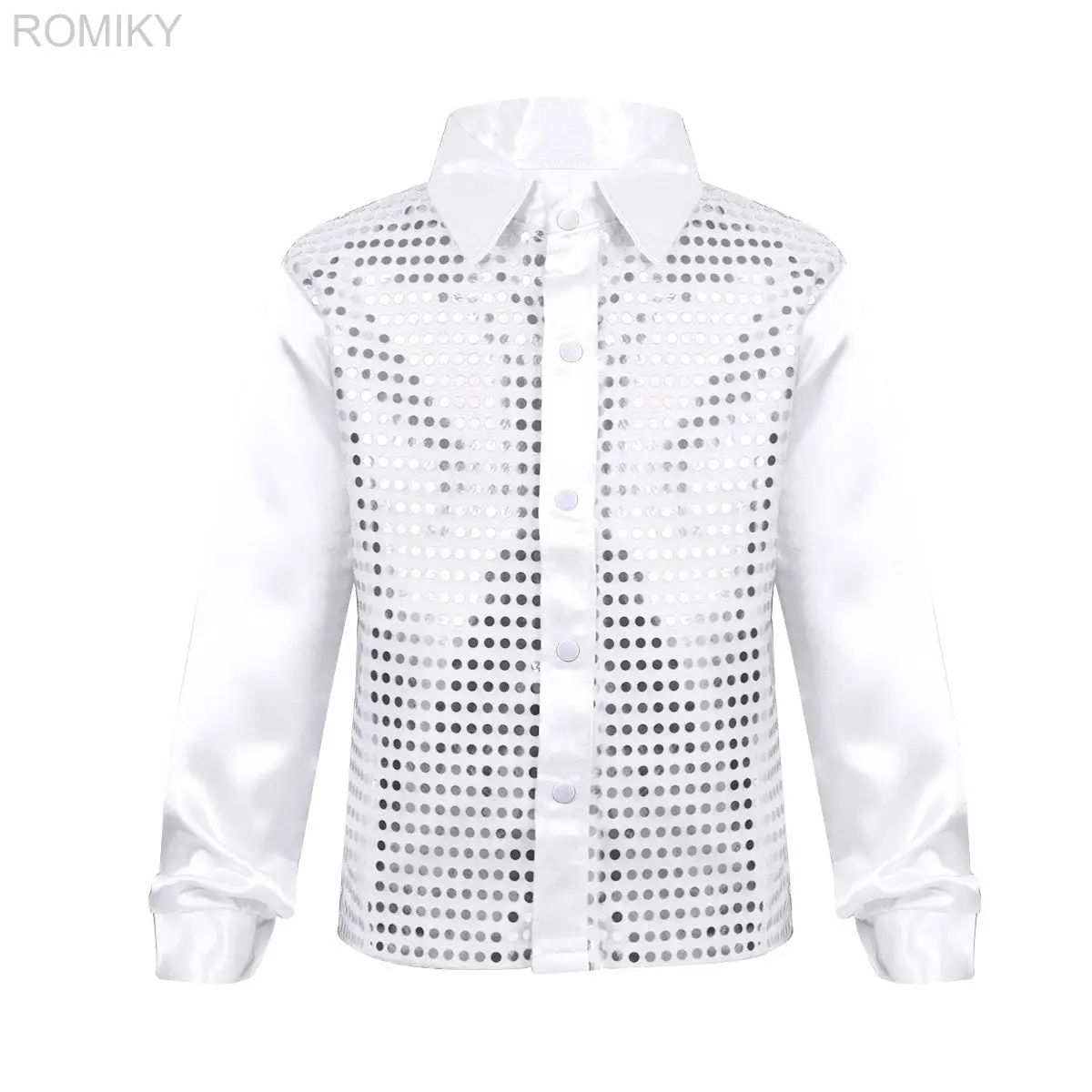 Рубашка ROMIKY Базовая коллекция, размер 140, белый