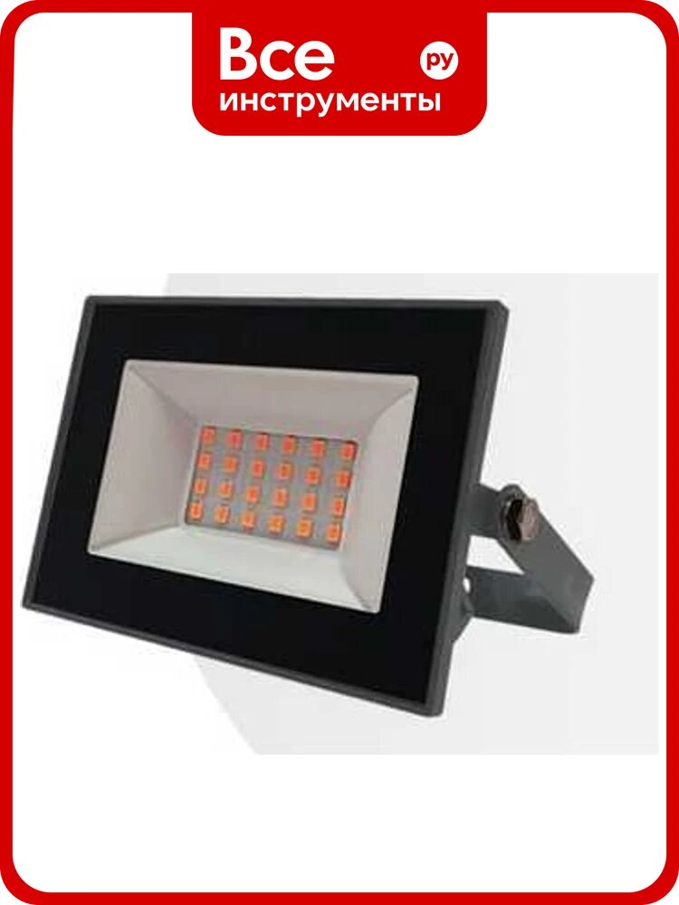 Прожектор FL-LED Light-PAD 30W RED Grey AC220-240В 122x95x30мм 612502