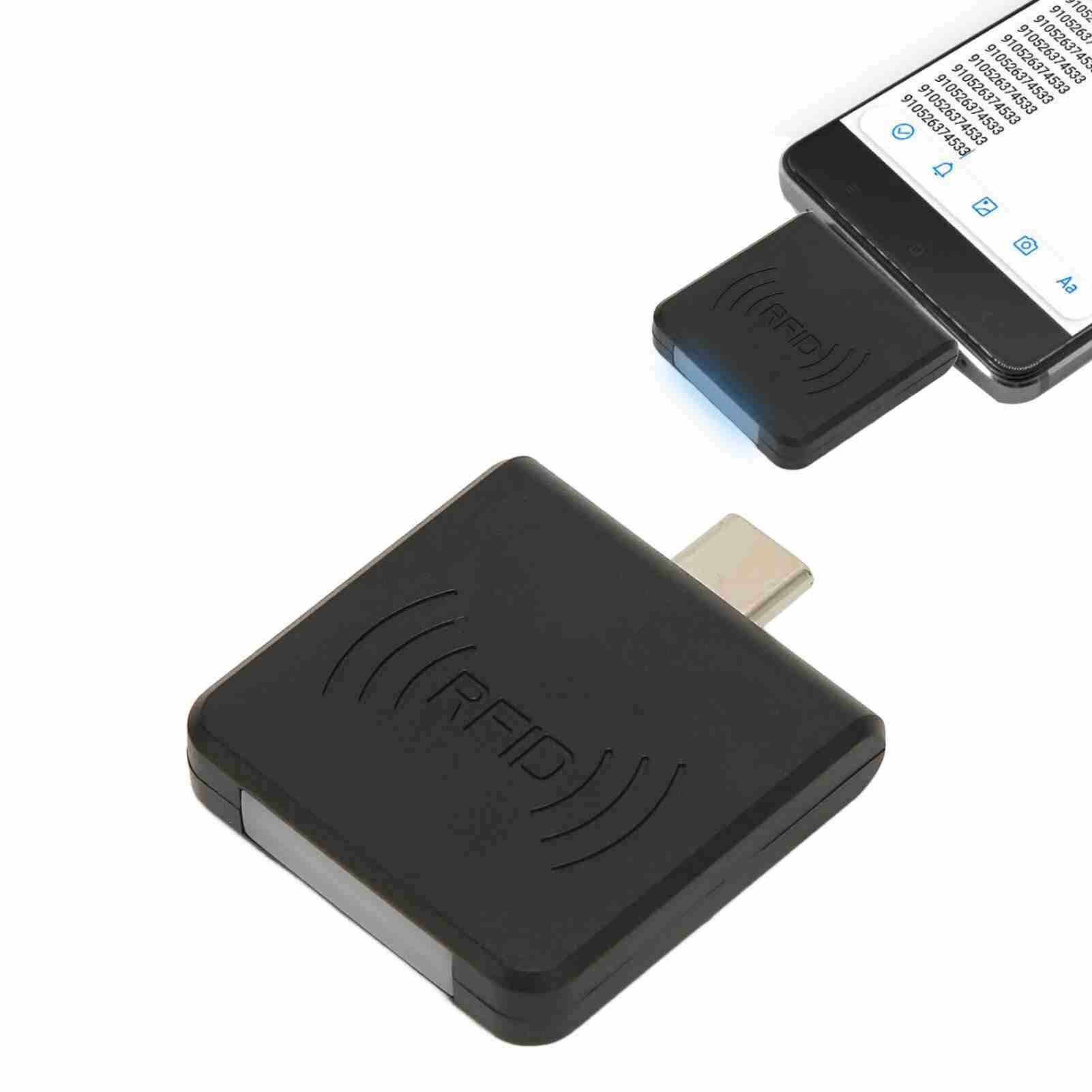 RFID ID считыватель карт для мобильных телефонов Тип C Интерфейс 125 кГц Портативный считыватель смарт-карт