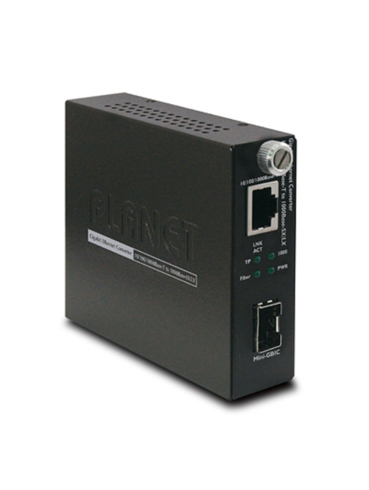 Медиа-конвертер Planet GST-805A 10/100/1000Base-T to 1000Base-LX/SX(mini-GBIC, SFP)управляемый с SFP разъемом