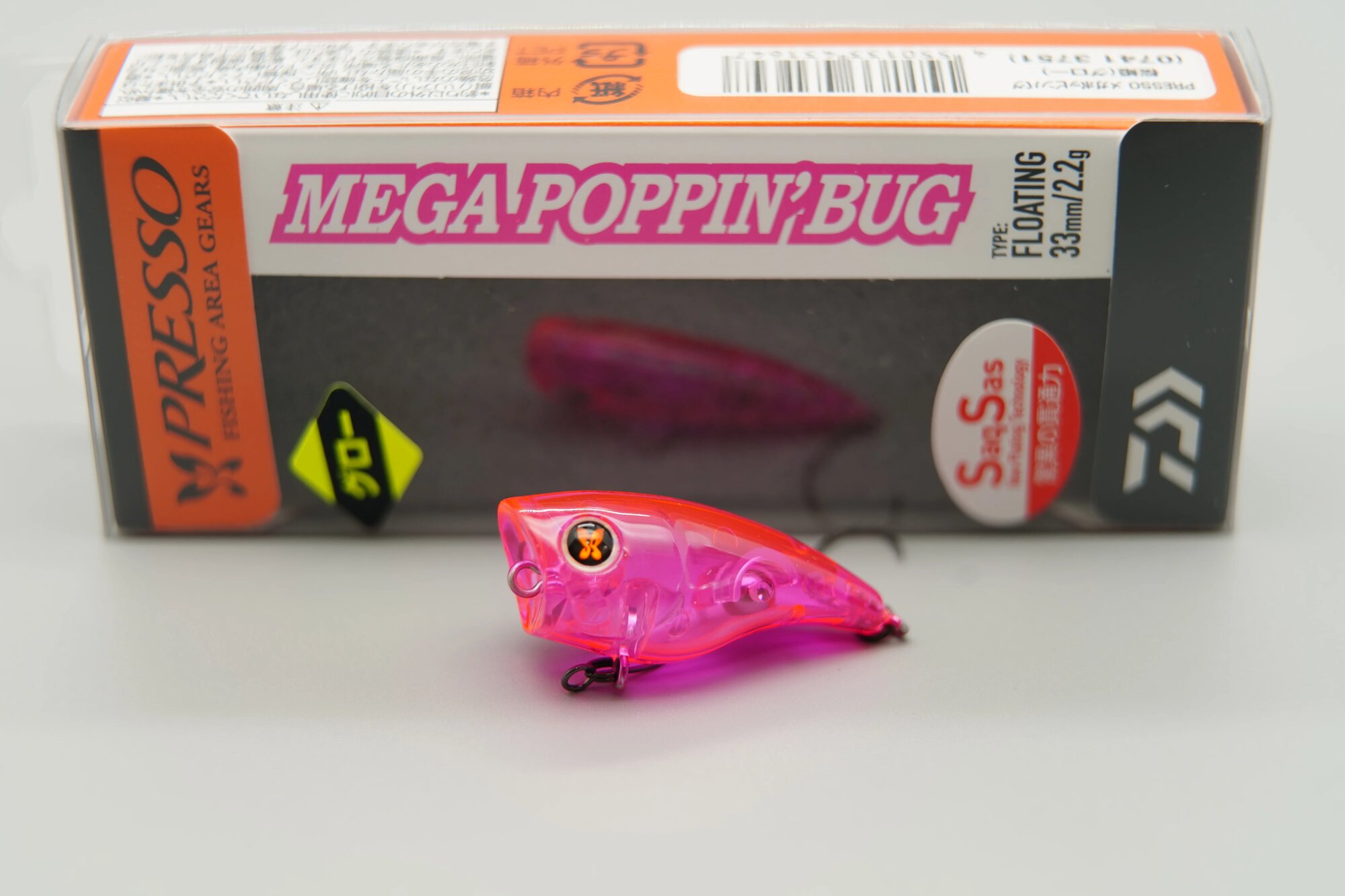 DAIWA PRESSO POPPIN Микро-Поппинг Приманка для Трaута и Минноу, 2,2 г, 28 мм Высококачественная Рыболовная Блесна