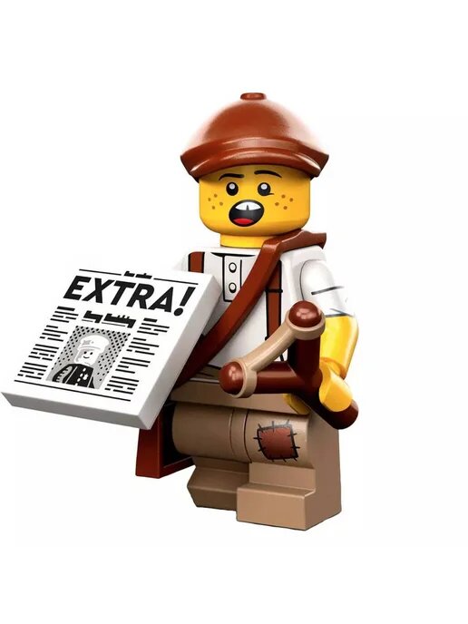 Конструктор LEGO Minifigures 71037-12 Парень-газетчик