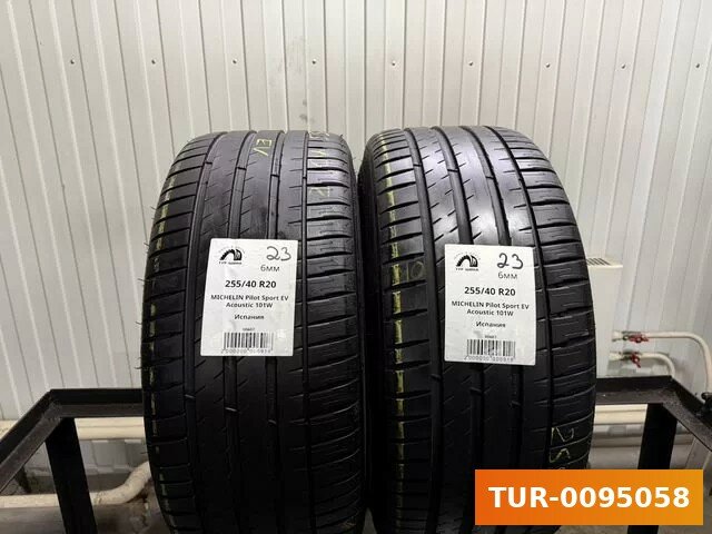Комплект (2 шт) летних БУ шин Michelin Pilot Sport EV Acoustic 255/40 R20 25% износ 8361264648
