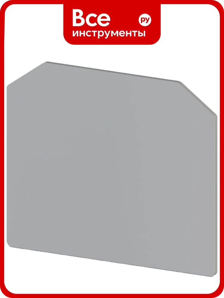 Концевой сегмент на клеммники Klemsan PB 6/NM, серый; NPP/PB 6/NM 25 шт. 0.0.0.4.451039