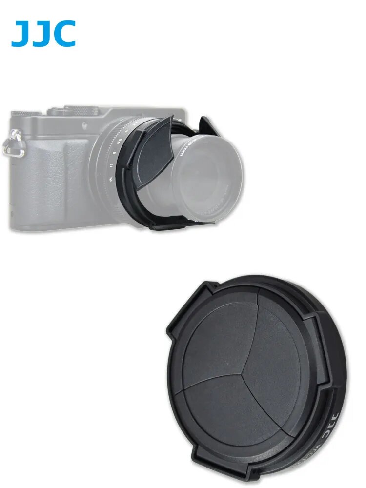 JJC Автокрышка объектива для Panasonic LUMIX DMC-LX100 DMC-LX100II Leica D-LUX, автоматическая защита объектива, черная, ALC-LX100