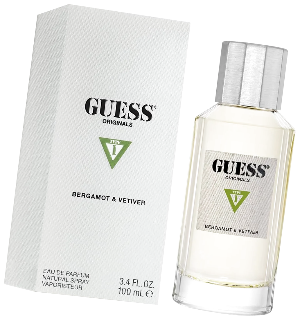 Духи унисекс Guess Originals Type 1 Bergamot and Vetiver 100 мл / Гесс Ориджиналс