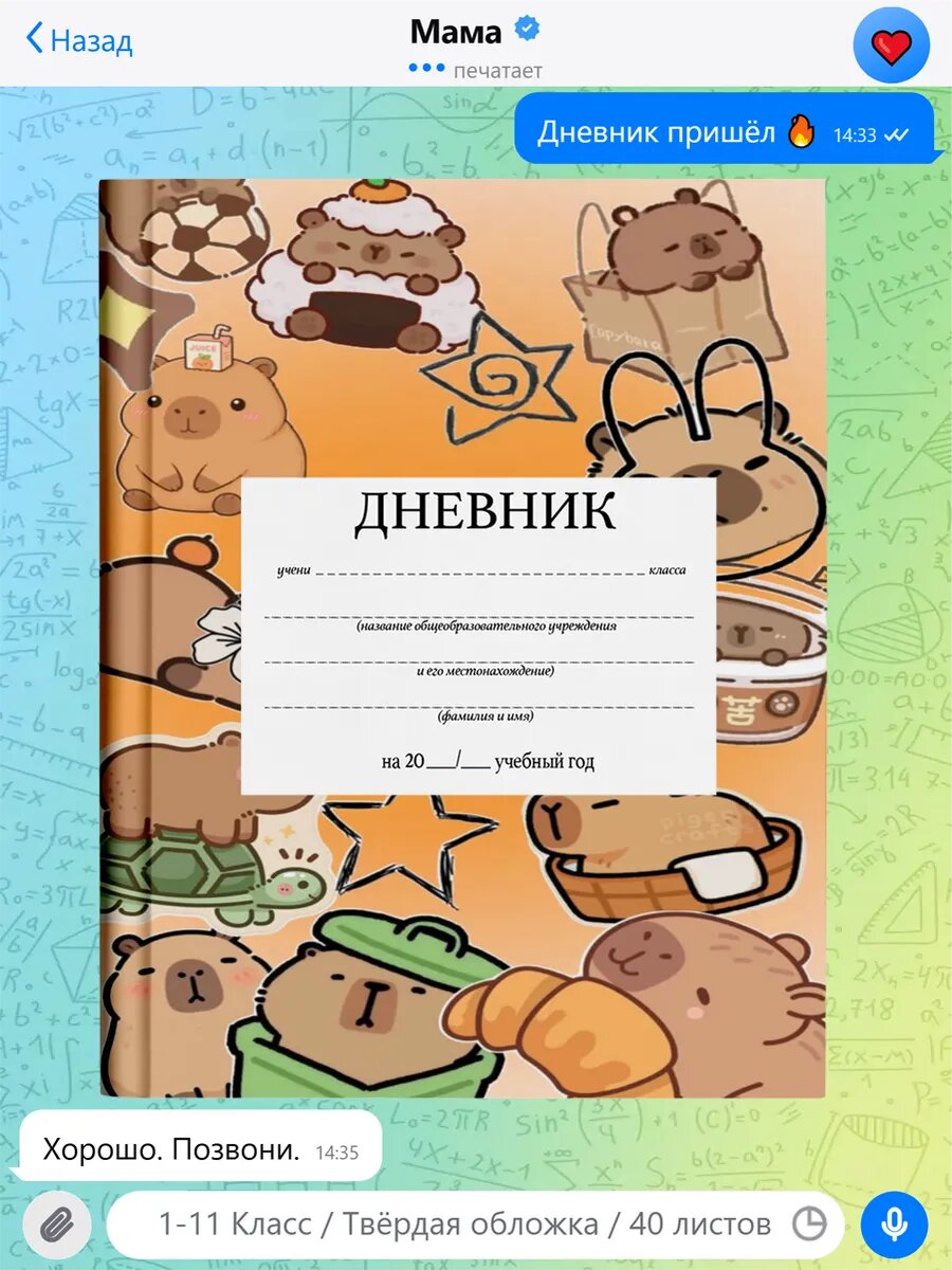Школьный дневник с принтом y2k pinterest