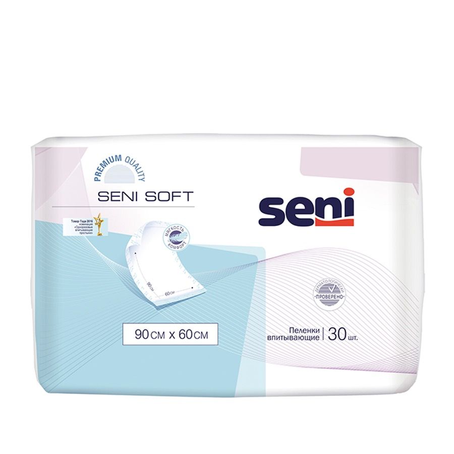 Пеленки Seni Soft, 90х60 cм, 30 шт. (Егорьевск)