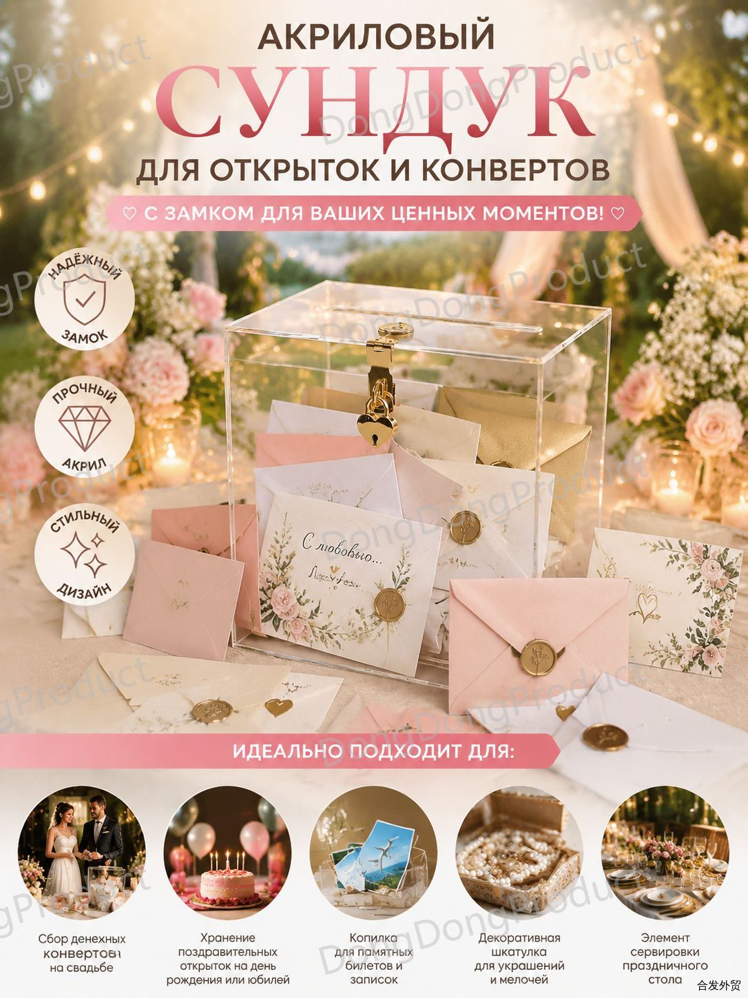Копилка для крышек "25.4x12.7x25.4", 25.4х25.4 см, 1 шт, настольная копилка для монет и мелочей с крышкой