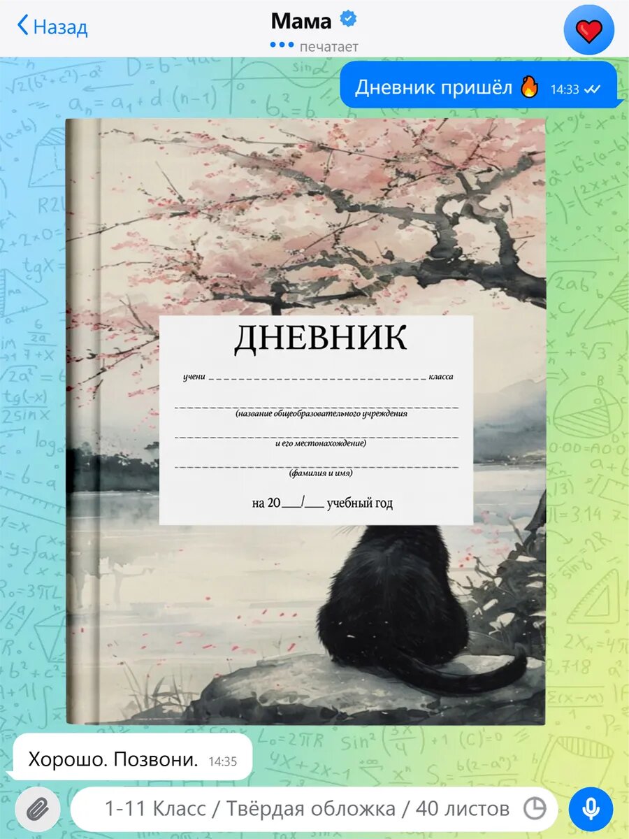 Школьный дневник с принтом y2k pinterest