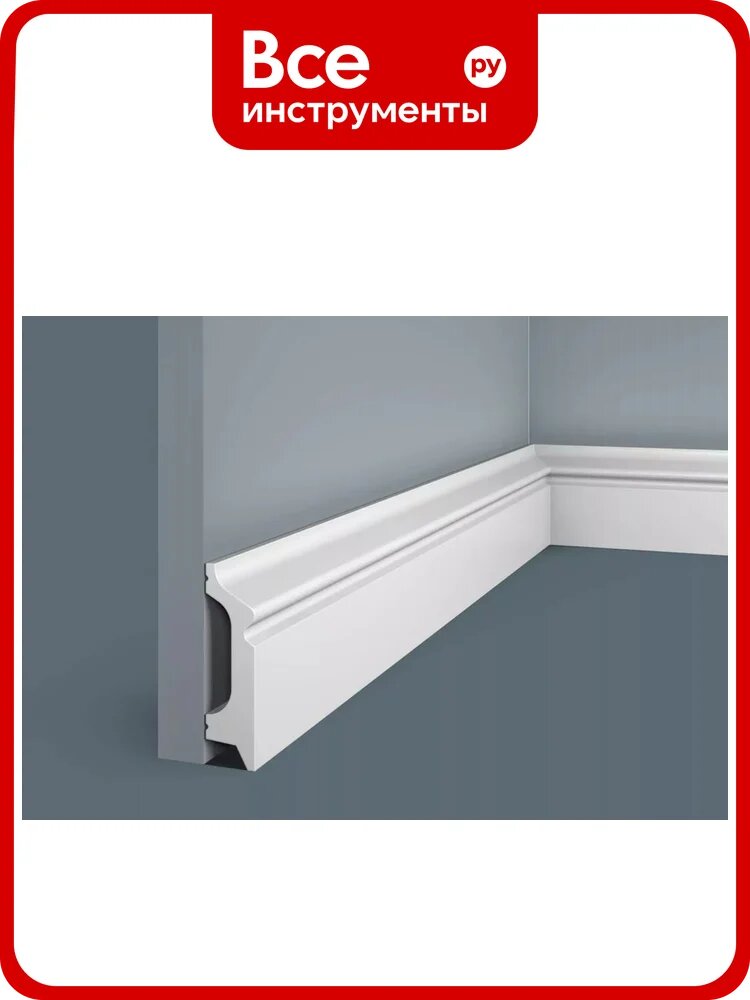 Плинтус Cosca Decor PX001 78x21 мм, 2000 мм, экополимер СПБ066616