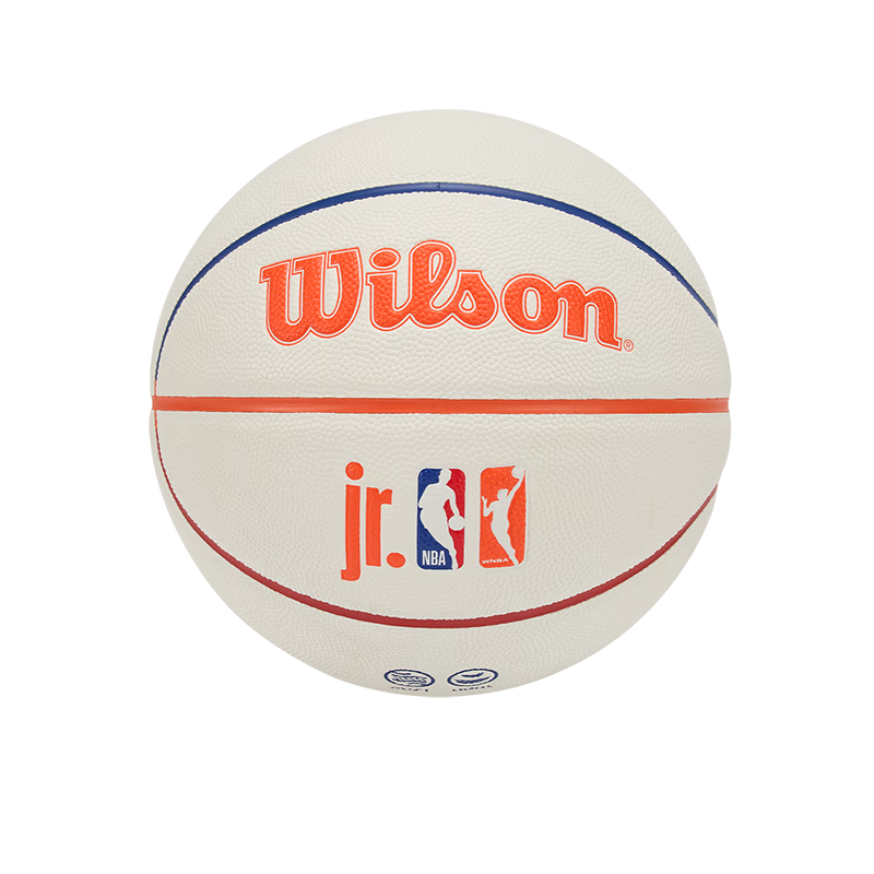 Баскетбольный мяч Wilson Junior NBA легкий красно-белый размер 4 для детей 3-6 лет Цвет：Обновленная версия серии
