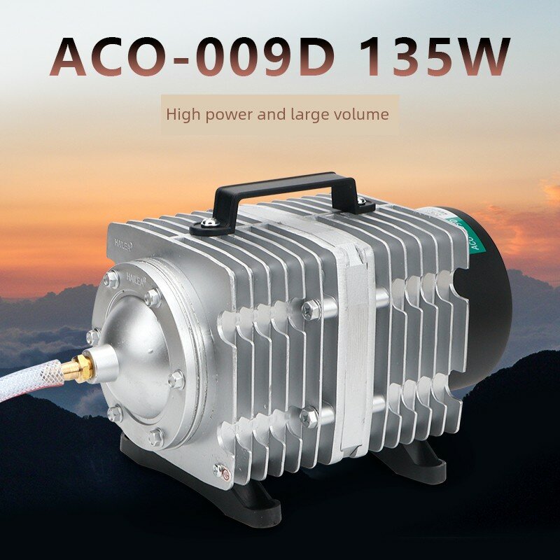 Haili ACO-009D 135Вт насос для кислорода в аквариуме, мощный компрессор для аэрации и охлаждения аквариума