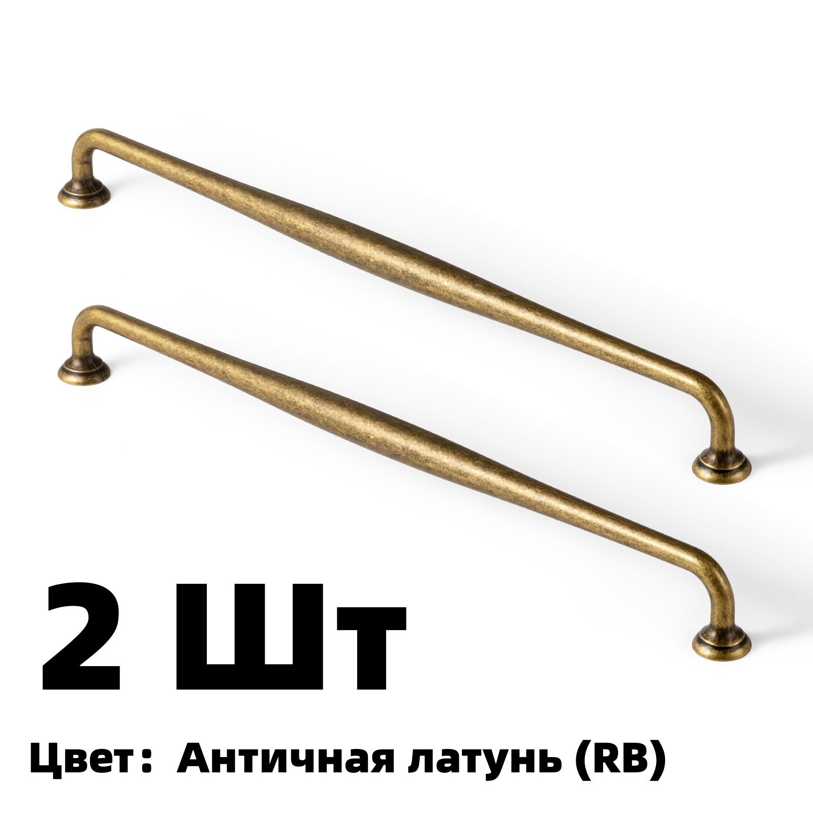Мебельная ручка Goo-Ki длиной 34 см цвета фуксия, 1 штука в упаковке
