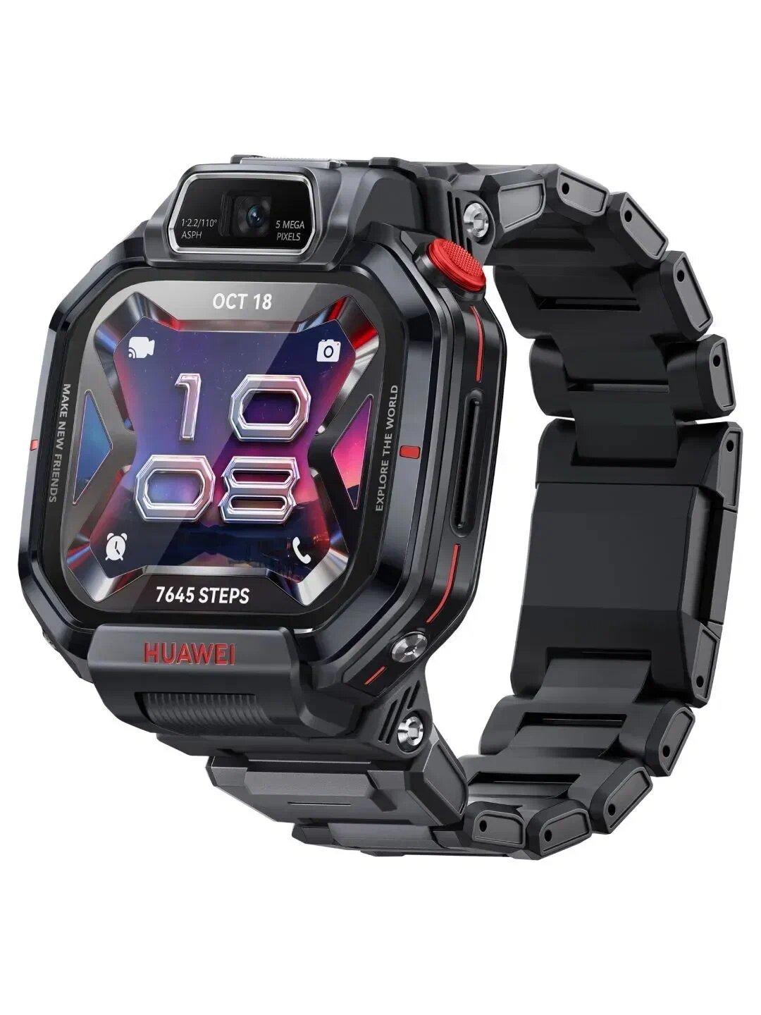 Детские умные смарт-часы Huawei Watch Kids X1 Pro, Black (Черный)