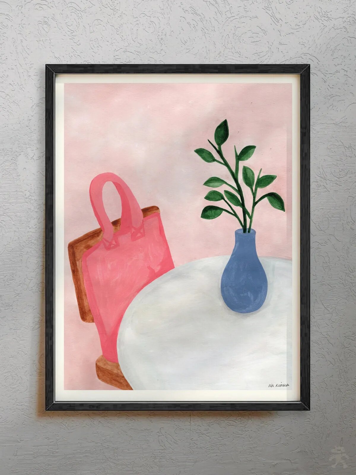 Интерьерный постер "Back home" в стиле pinterest, формата 30x40 см.