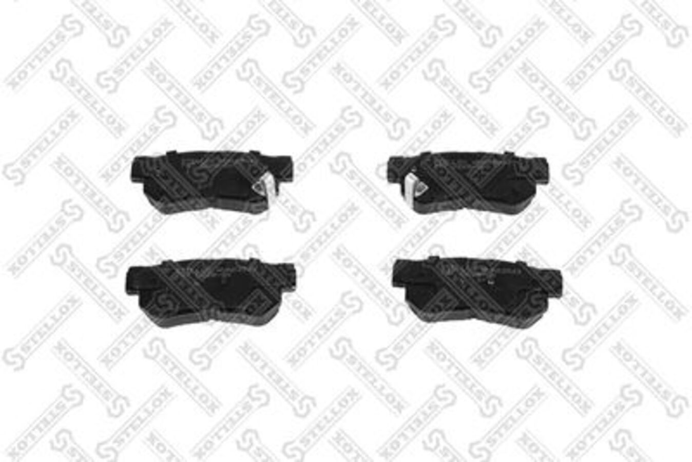 Колодки Зад. с Антискрип. пл. kia Magentis 01>, Hyundai Sonata 2.0-2.7 98-01 (STELLOX 757002BSX)