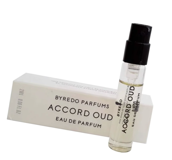 Byredo Accord Oud 2 мл пробник парфюмерной воды для мужчин и женщин - Байредо Аккорд Уд миниатюра