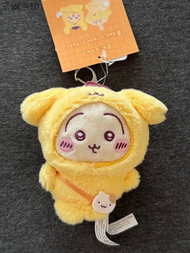 Мягкая игрушка в костюме Пом Пом Пурин, флис, 12 см