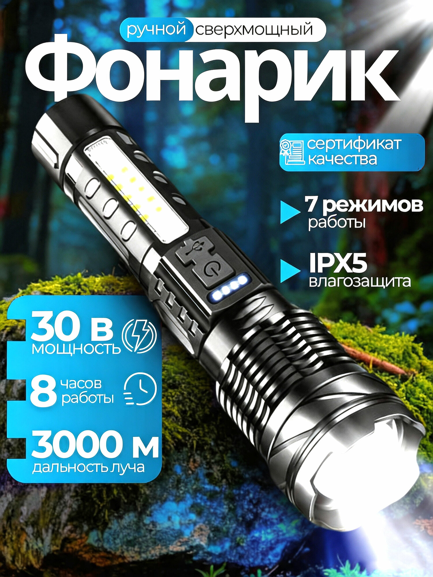 Фонарики, Налобный Фонарь, Длинная Надувная Лампа