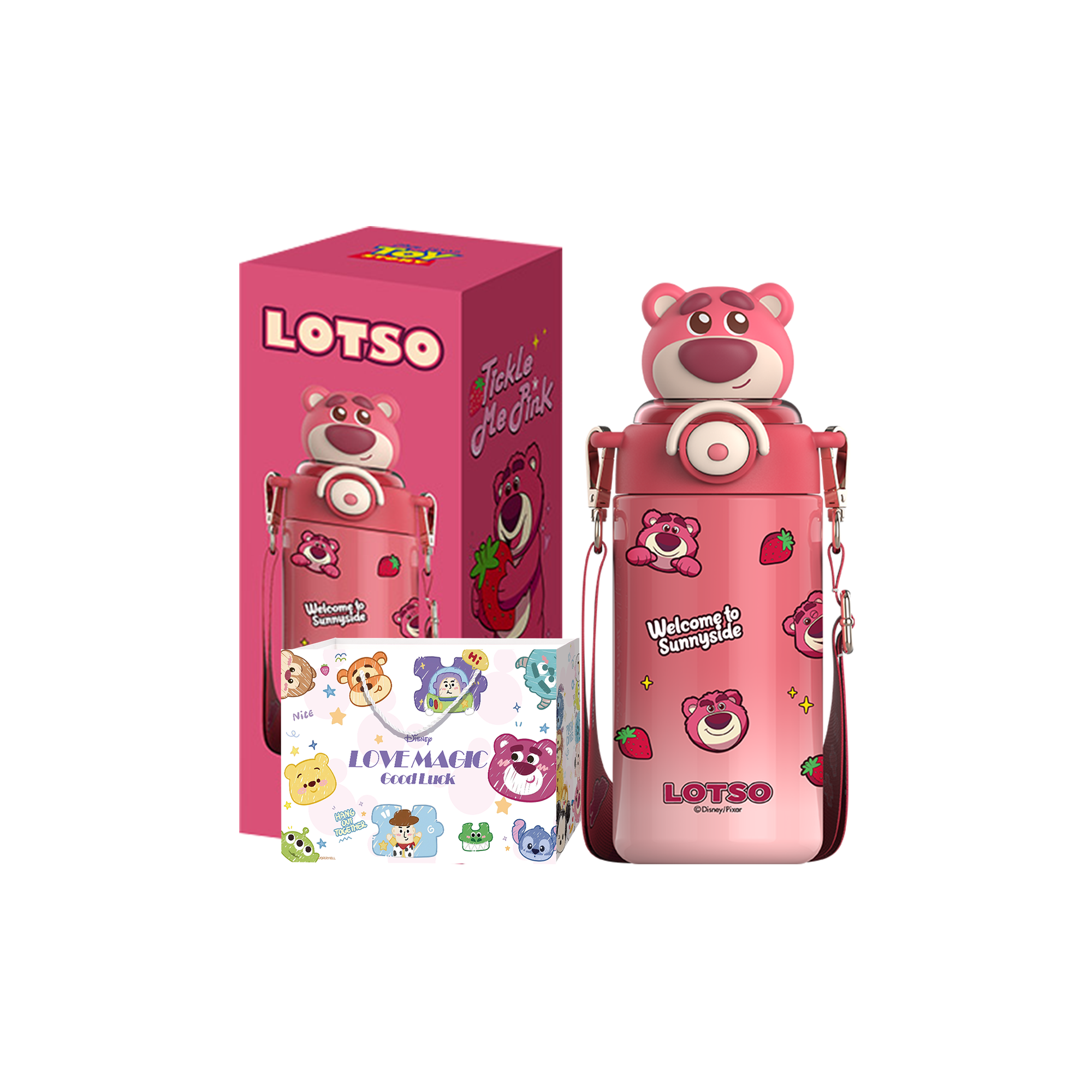Термокружки Disney Strawberry Bear Series