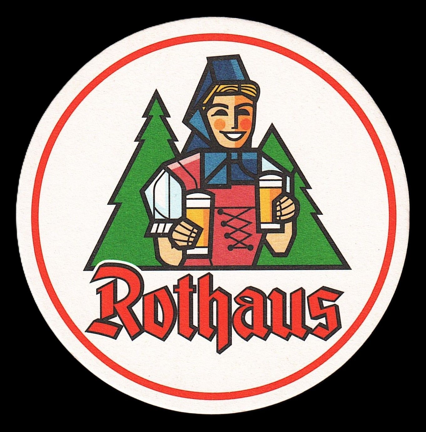 Бирдекель (костер) Rothaus Ein Schluck Schwarzwald Германия (подставка под пивной бокал)
