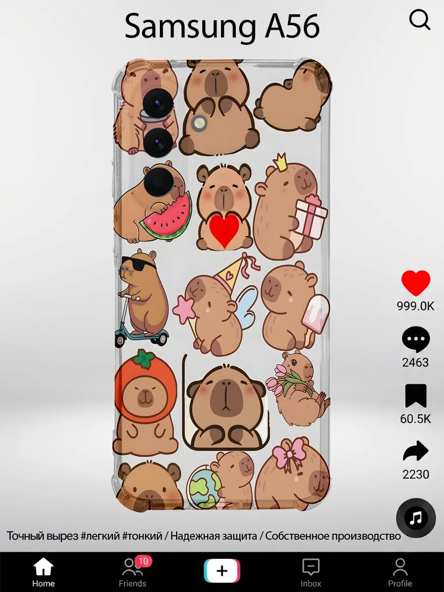 Чехол на iPhone 13 с принтом Капибара
