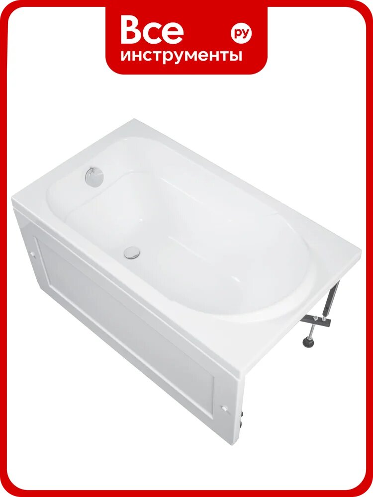 Ванна Aquanet WEST 120х70 к/с68 ф/п (347174) 00347174