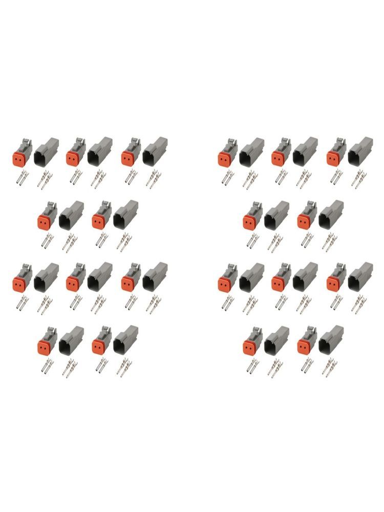 20x Водонепроницаемый Электрический Разъем Deutsch DT 2-Pin, DT06-2S DT04-2P,