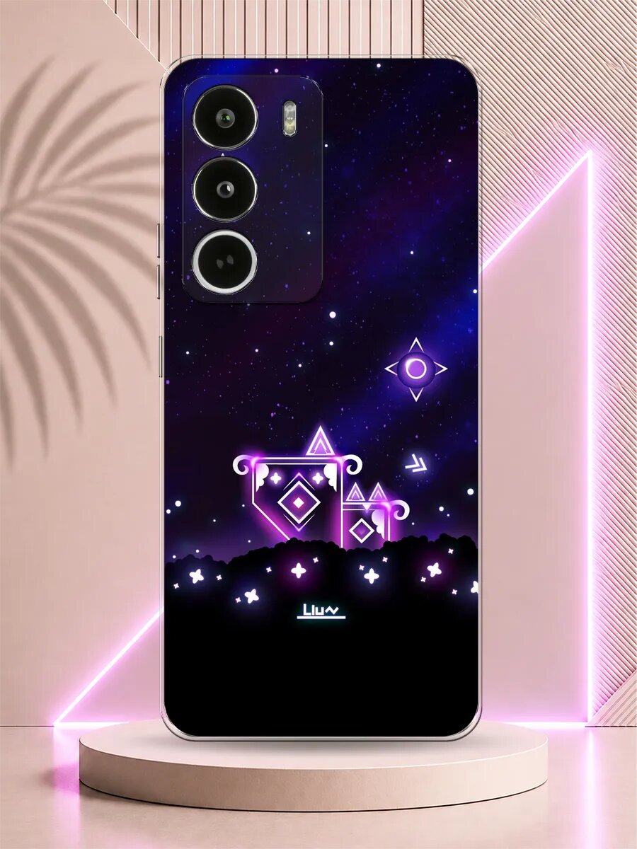Чехол на Realme C71 Geometry Dash