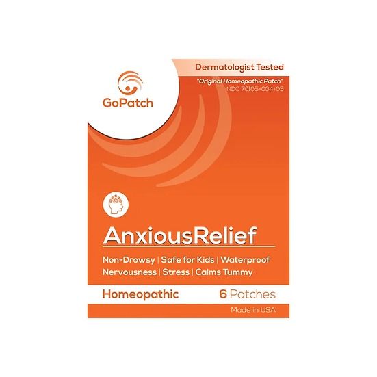 GoPatch Гомеопатические стикеры Homeopathic Anxious Relief Patches