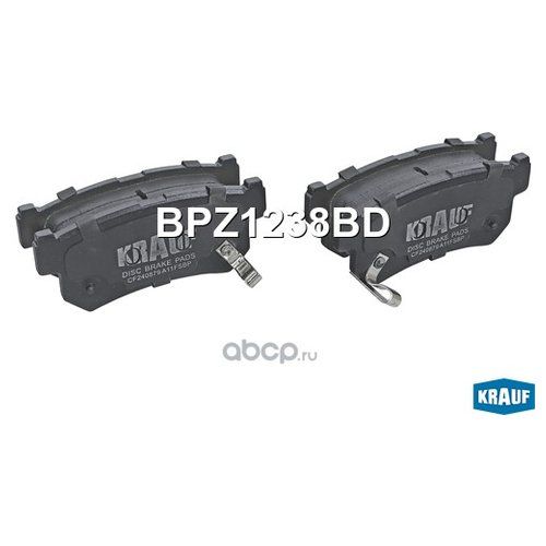 Колодки тормозные дисковые Krauf BPZ1238BD