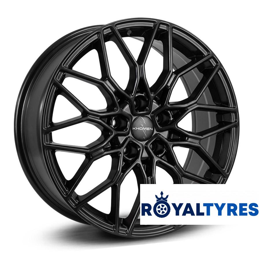 Литой колесный диск KHOMEN WHEELS 1813 R18 / 7J PCD 5x114.3 ЕТ 45 ЦО 67.1 Black