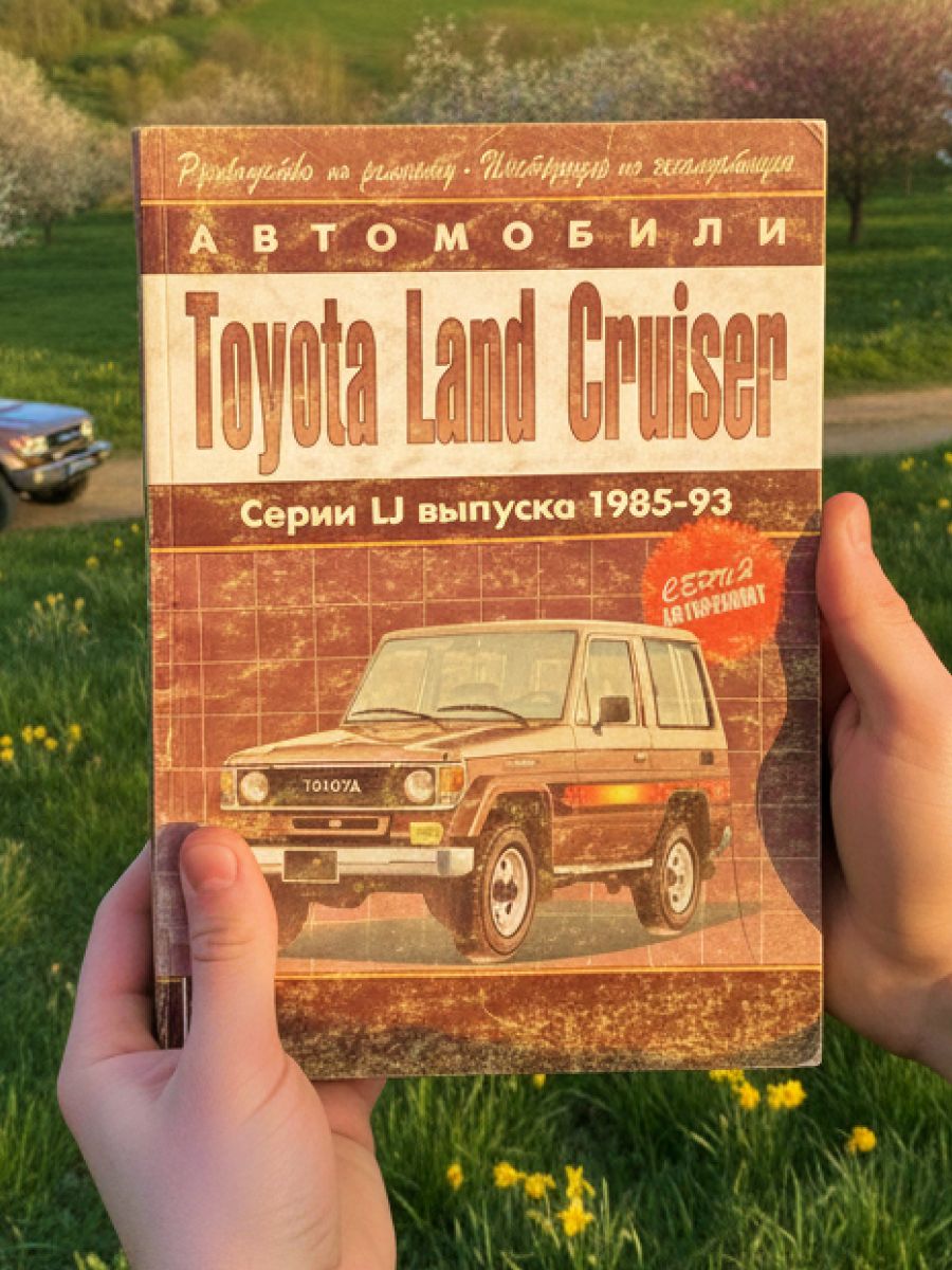 Книга Toyota Land Cruiser LJ70, LJ73 1985-1993 г. с двигателями 2L, 2L-T