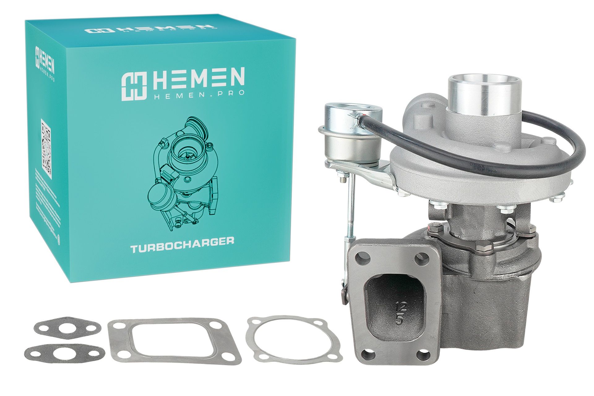 Турбокомпрессор HEMEN для ГАЗ 3308, 3309, Д245.7е3 ЕВРО-3 (HTUR025)