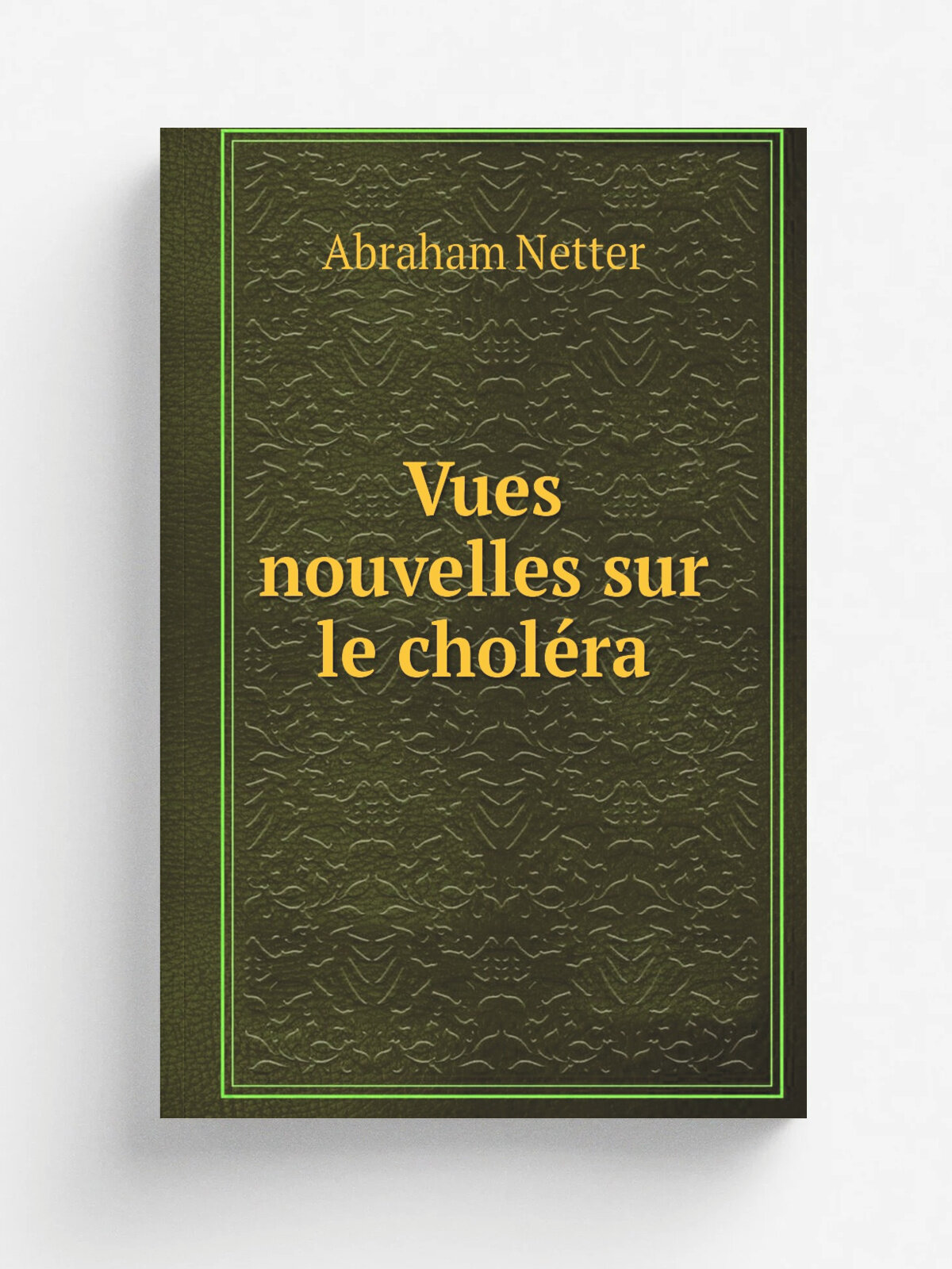 Vues nouvelles sur le chol.ra | Abraham Netter | 1874 | Berger-Levrault | Репринт