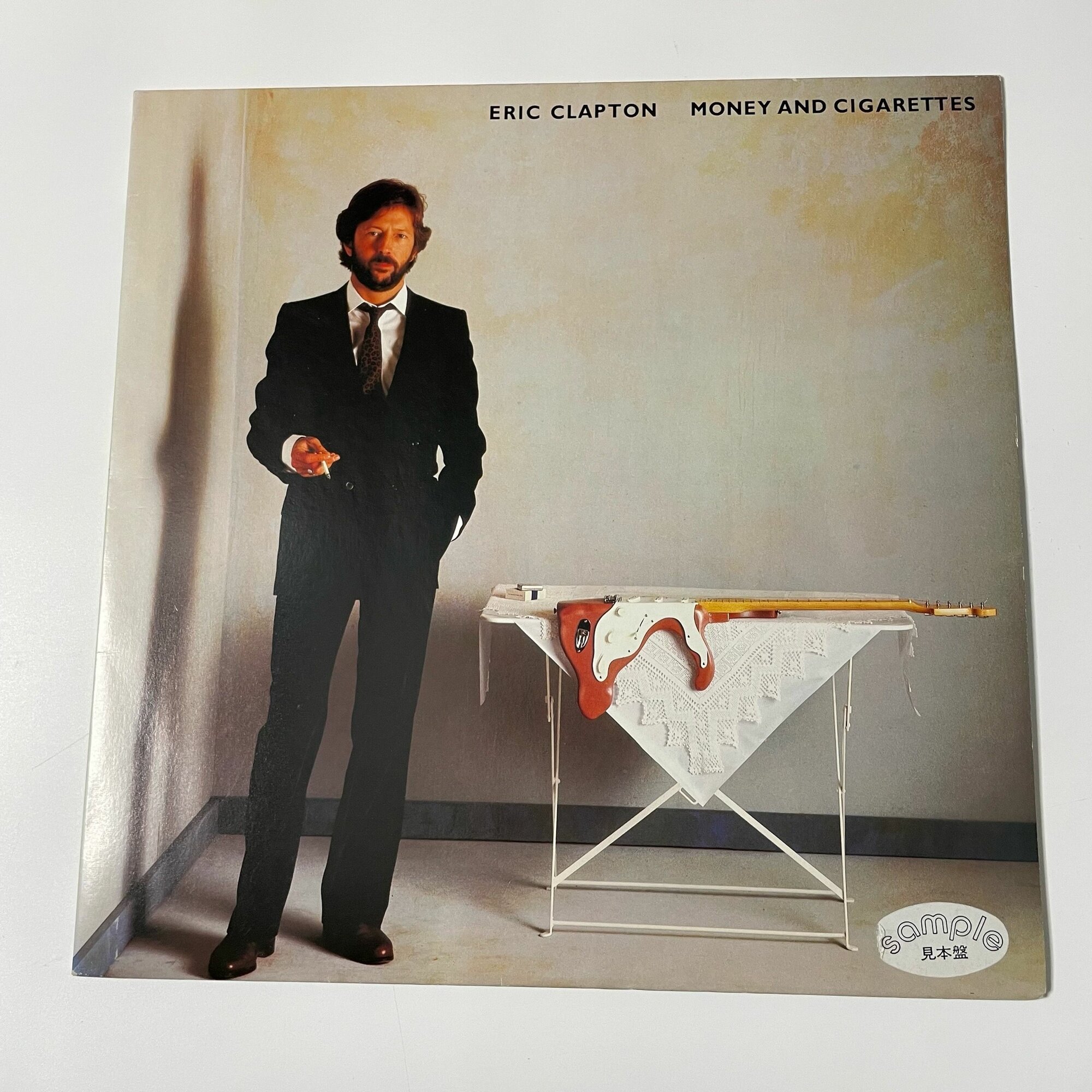 Винтажная виниловая пластинка LP Eric Clapton Money And Cigarettes (Япония 1983) (Без Оби) (Промо)