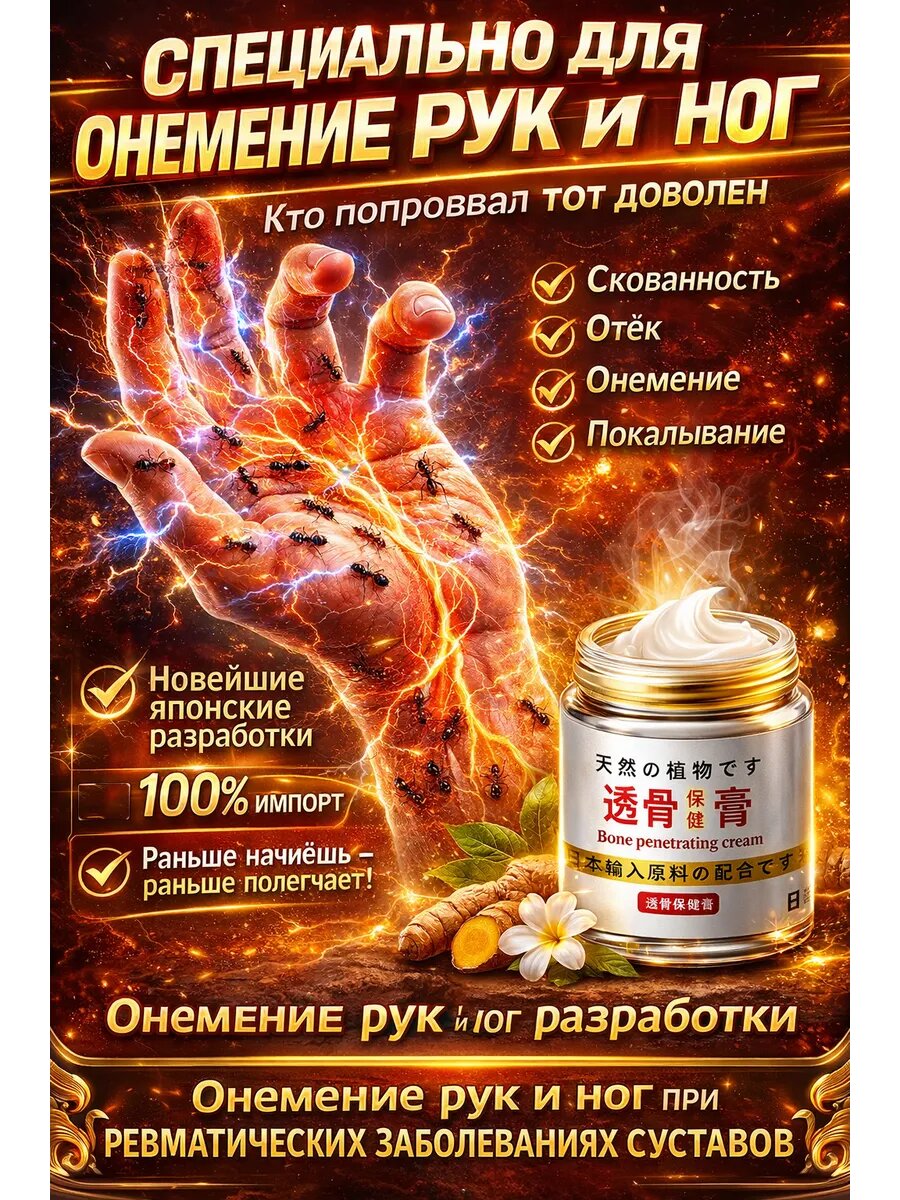 Органический магний от онемения рук
